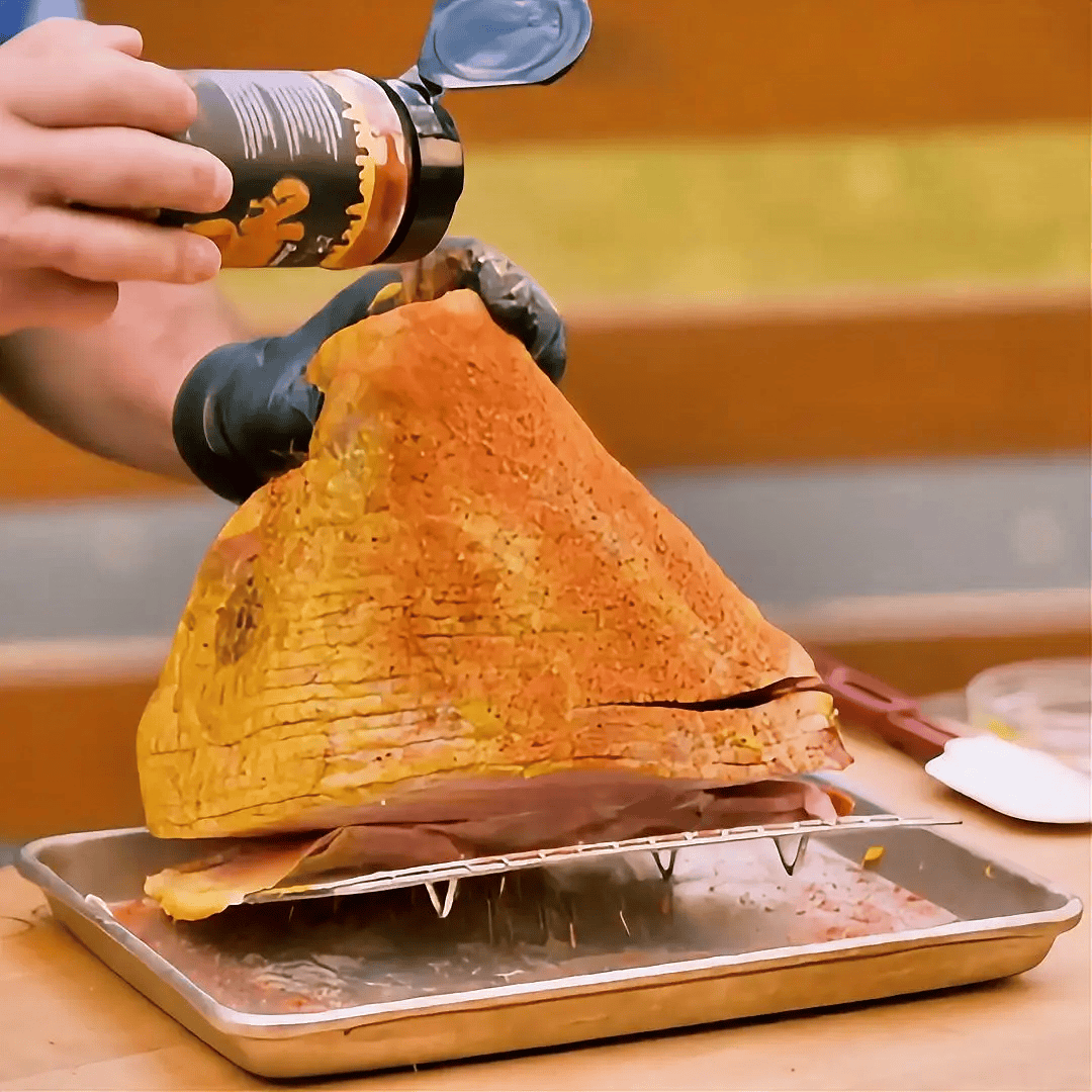 Take A Spiral Ham To The Next Level With A Mustard/Honey Roast