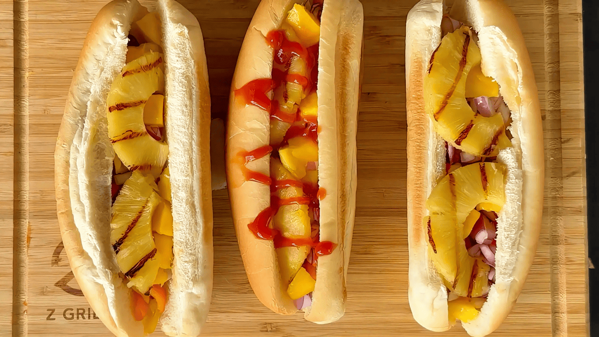 Try Something A Little Different With These Smoked Hawaiian Hot Dogs