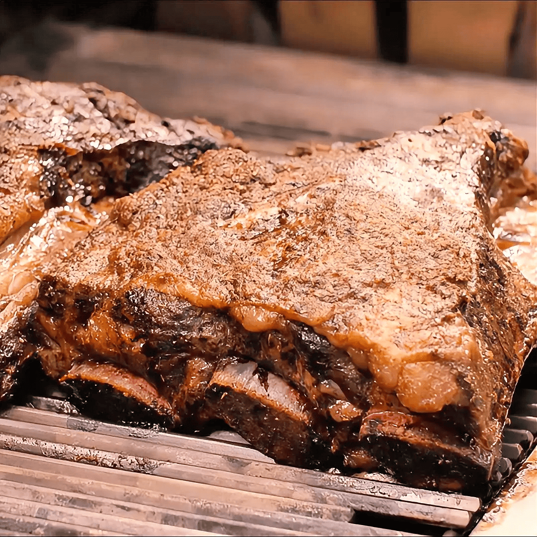 19 Steps To Smoked Blackened Beef Plate Ribs Fred Flinstone Would Be ...