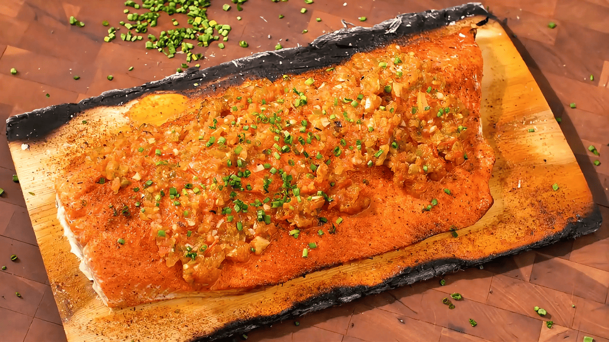 11 Steps To Delicious Cedar Plank Salmon & Creole Sauce