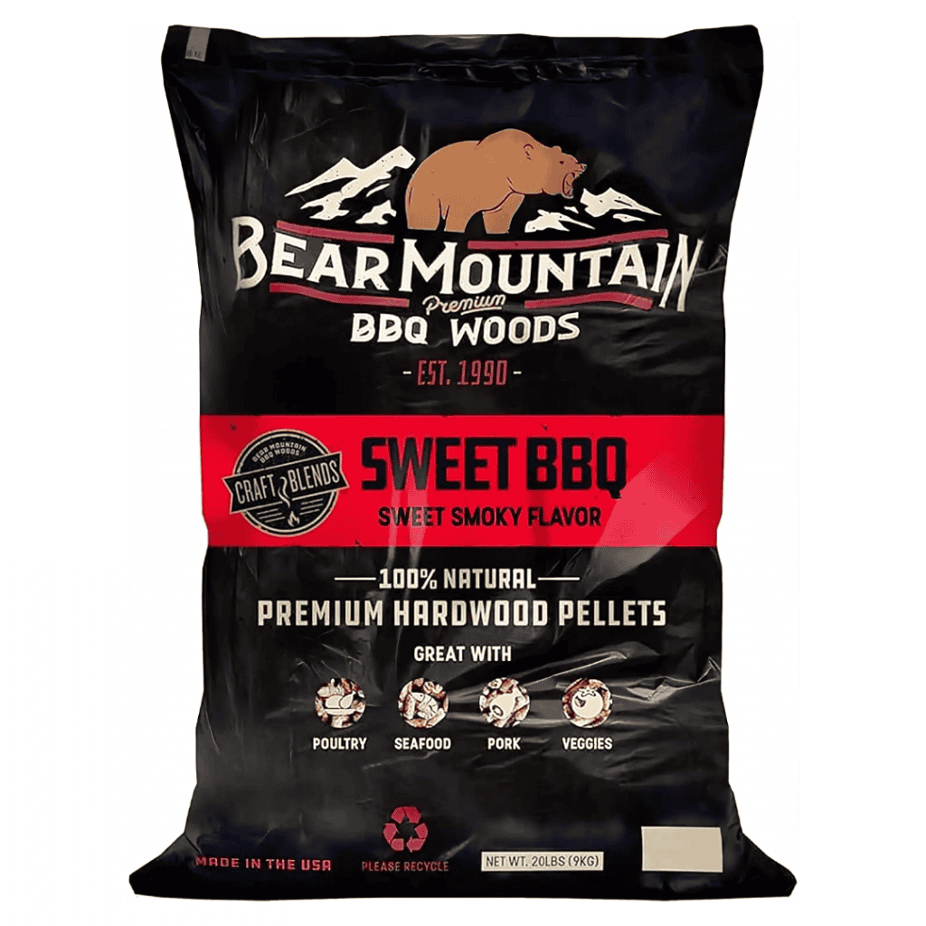 Bear Mountain Sweet BBQ Pellets (40 Lbs) - PelHeat.com