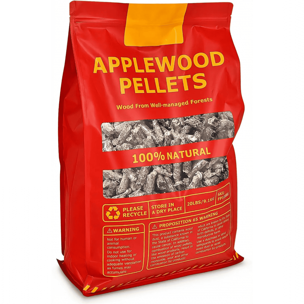 Giantex Applewood BBQ Pellets (20 Lbs) - PelHeat.com